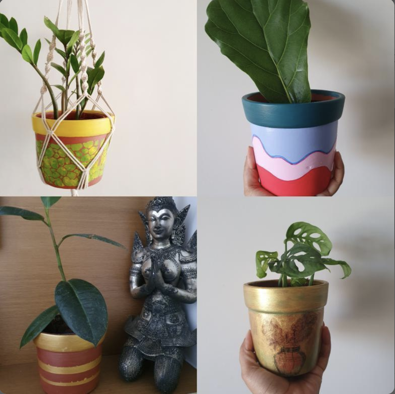 DIY Painted Planters – Love, Life, & Beyond